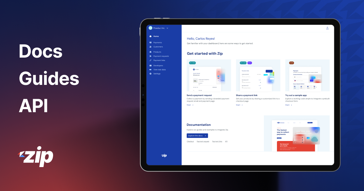 API Reference | Zip Docs